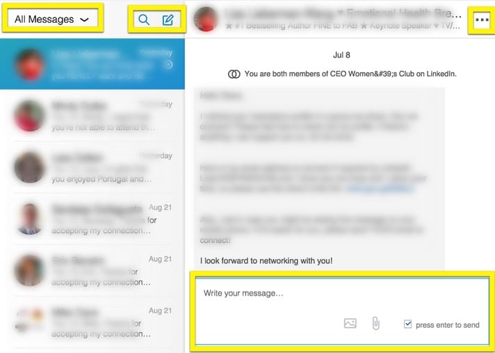 New LinkedIn Inbox: Changes to Messages and Invitations