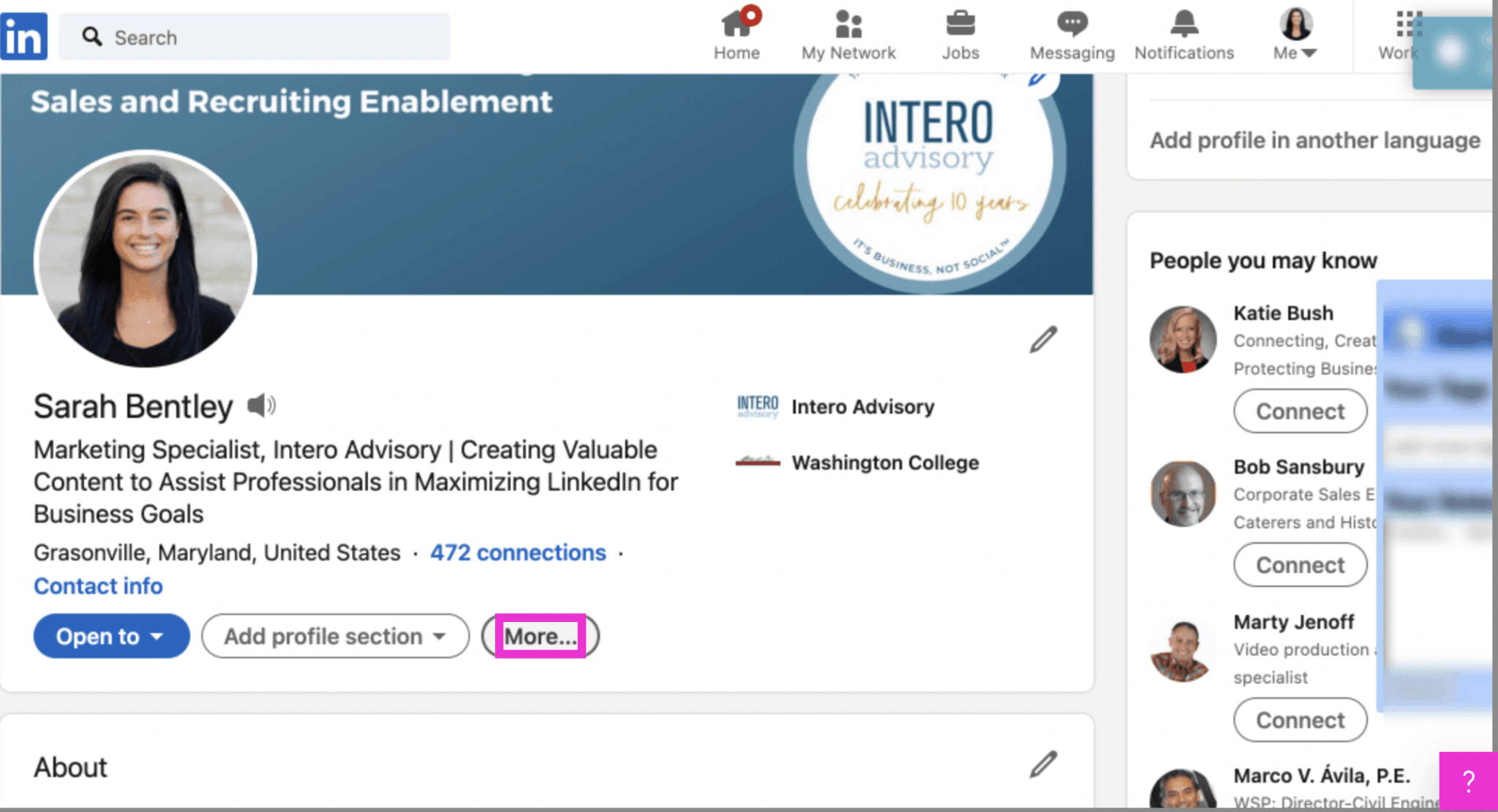 How to Share Your LinkedIn Profile