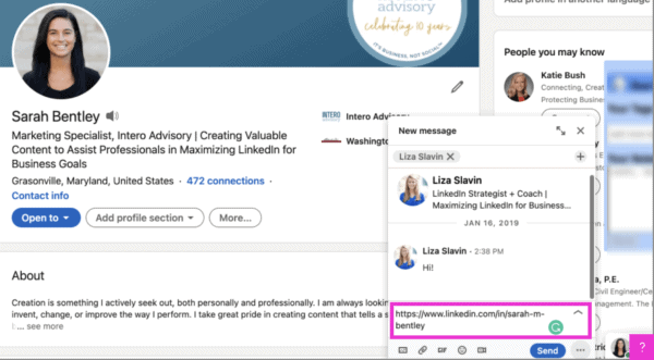 How to Share Your LinkedIn Profile
