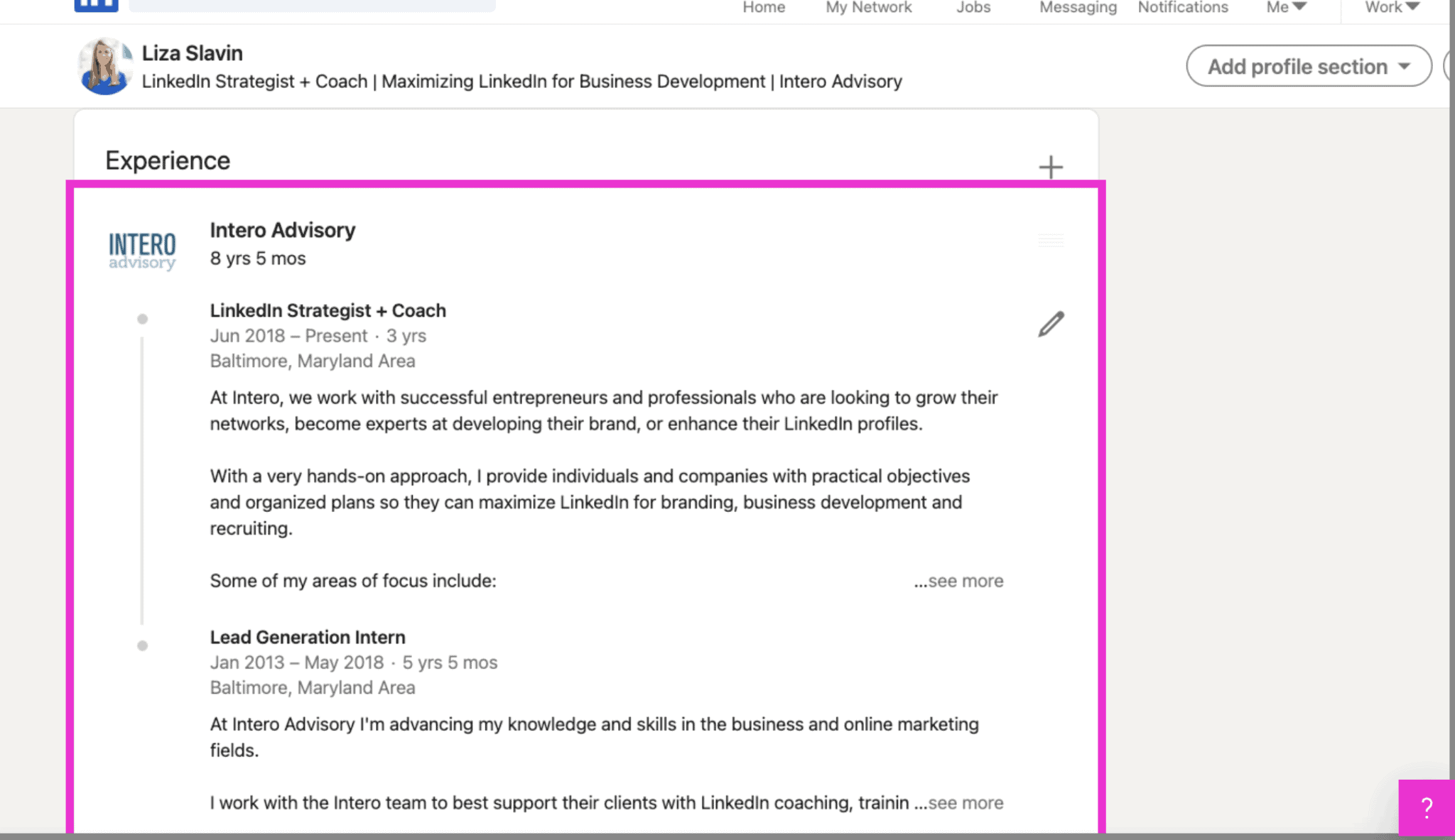How to Reorder Your Experience Section on LinkedIn