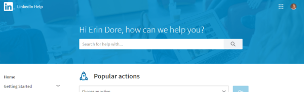 How to Submit a LinkedIn Help Ticket