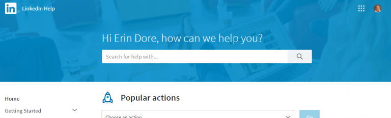 How to Submit a LinkedIn Help Ticket